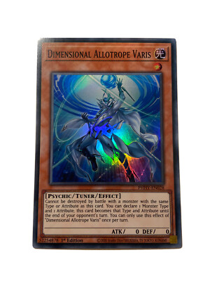 PHHY-EN028 Dimensional Alltrope Varis Super Rare 1st Edition YuGiOh ...