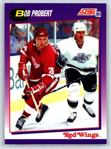 1991-92 Score American Bob Probert Detroit Red Wings #73 | eBay