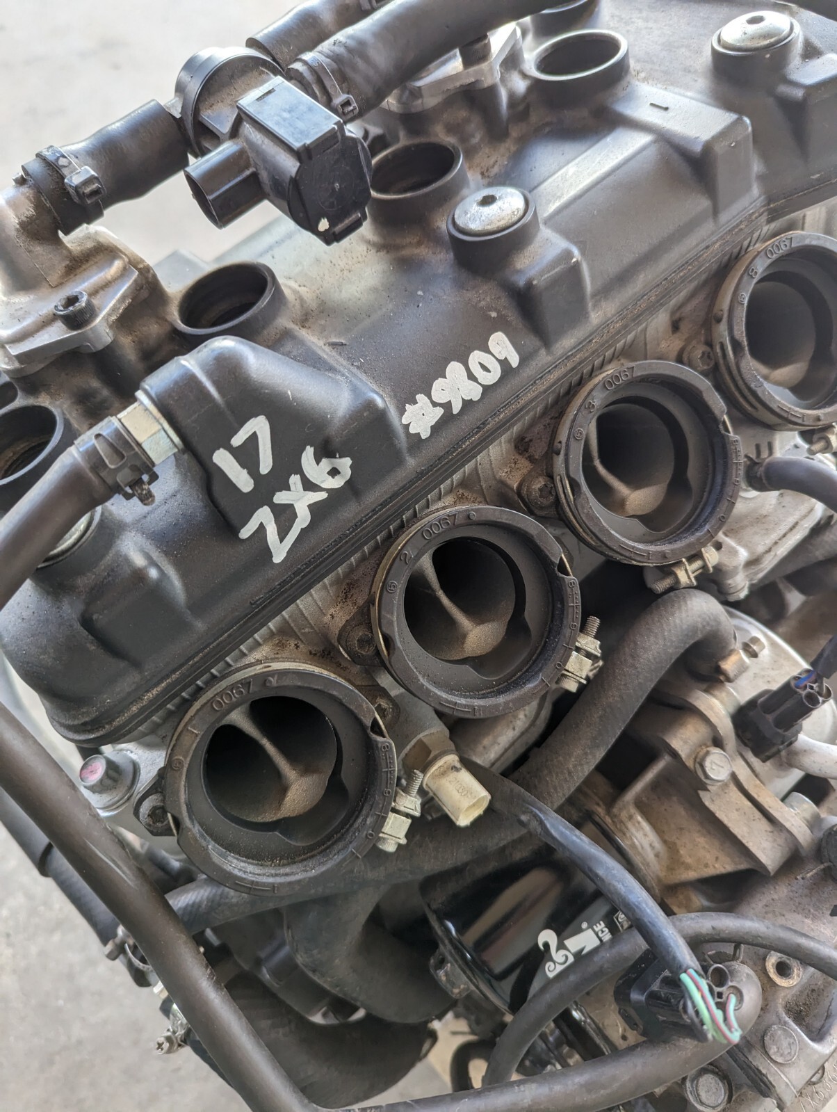 13-23 KAWASAKI NINJA ZX6 ZX6R ZX636 ENGINE MOTOR #9809 14 15 16 17 18 ...