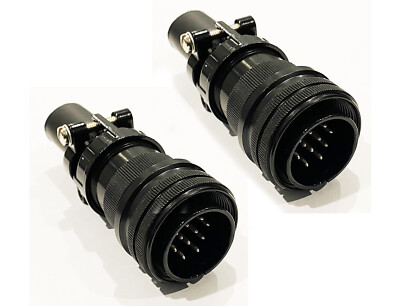 2-PK 14 Pin Metal Male Plug 136961 141162 Connector for Miller Hobart ...