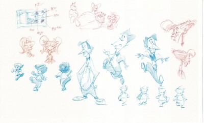 GOOF TROOP Disney Production Animation Drawing from Animators Estate ...