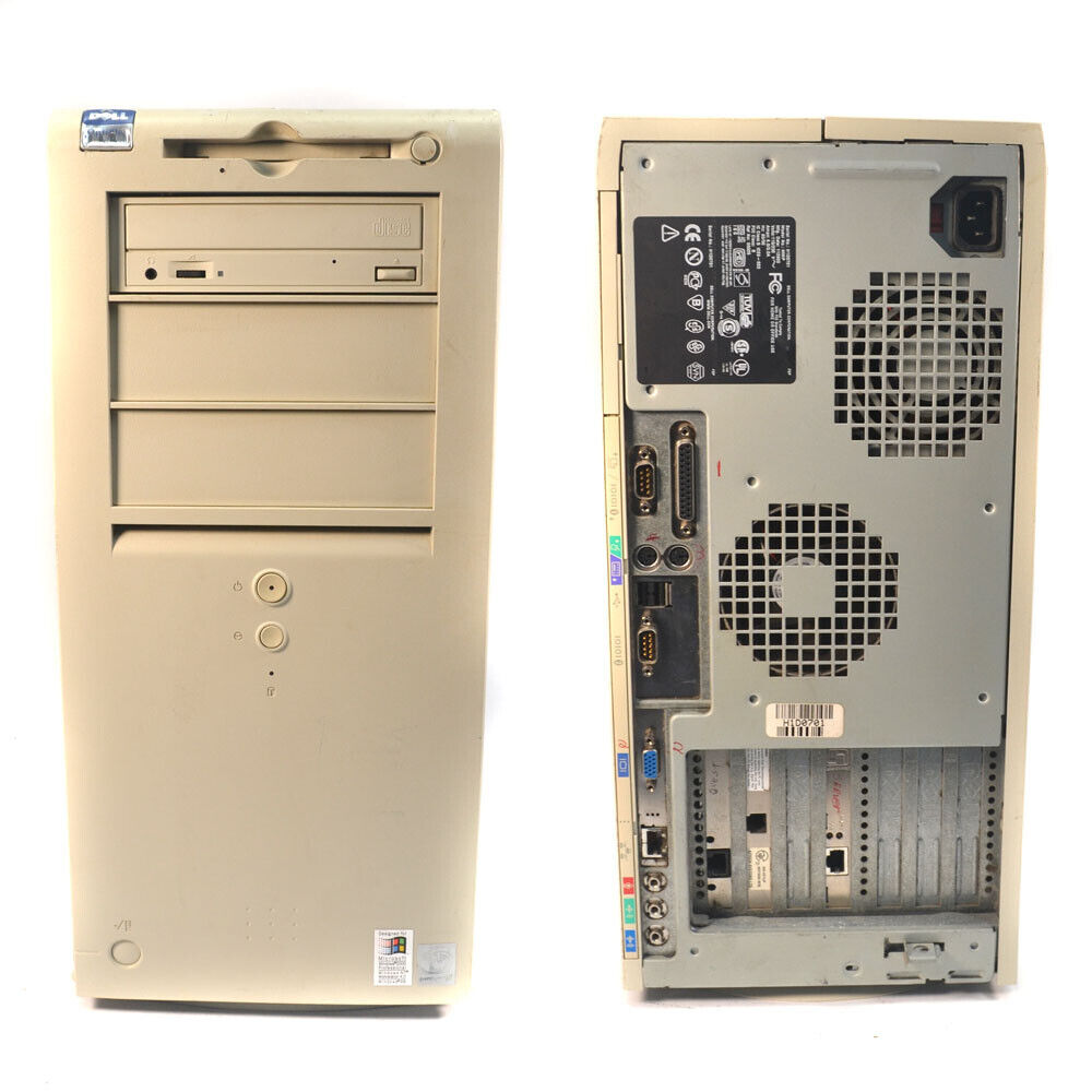 Vintage Dell Optiplex GX110 Desktop w/ Intel Pentium III Vintage Dell Optiplex GX110 Desktop w/ Intel Pentium III