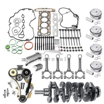 2.4L Engine Rebuild Crankshaft Rods Timing VVT Gears Kit For Chevrolet ...