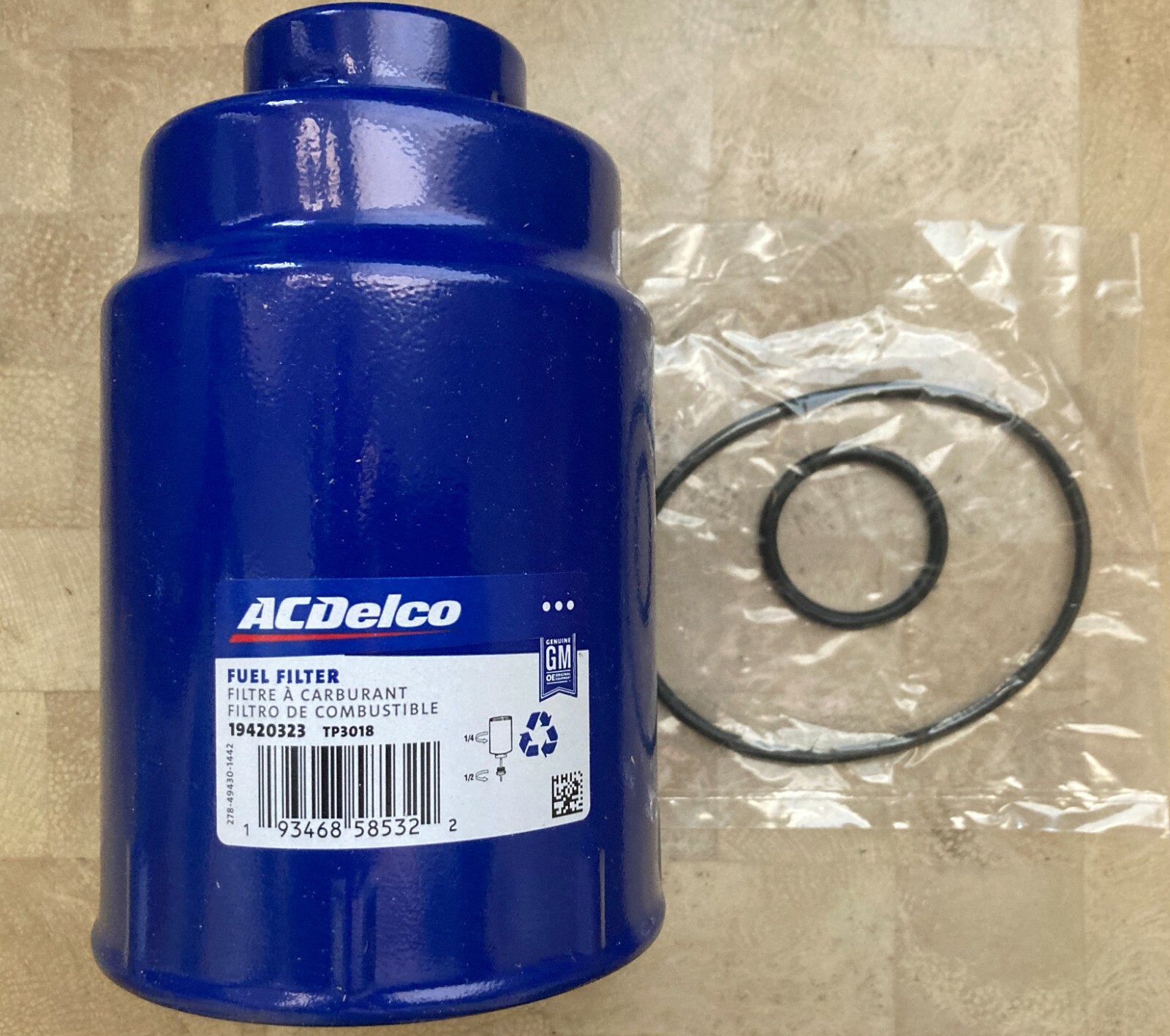 GENUINE GM AC DELCO DIESEL FUEL FILTER | Grelly USA