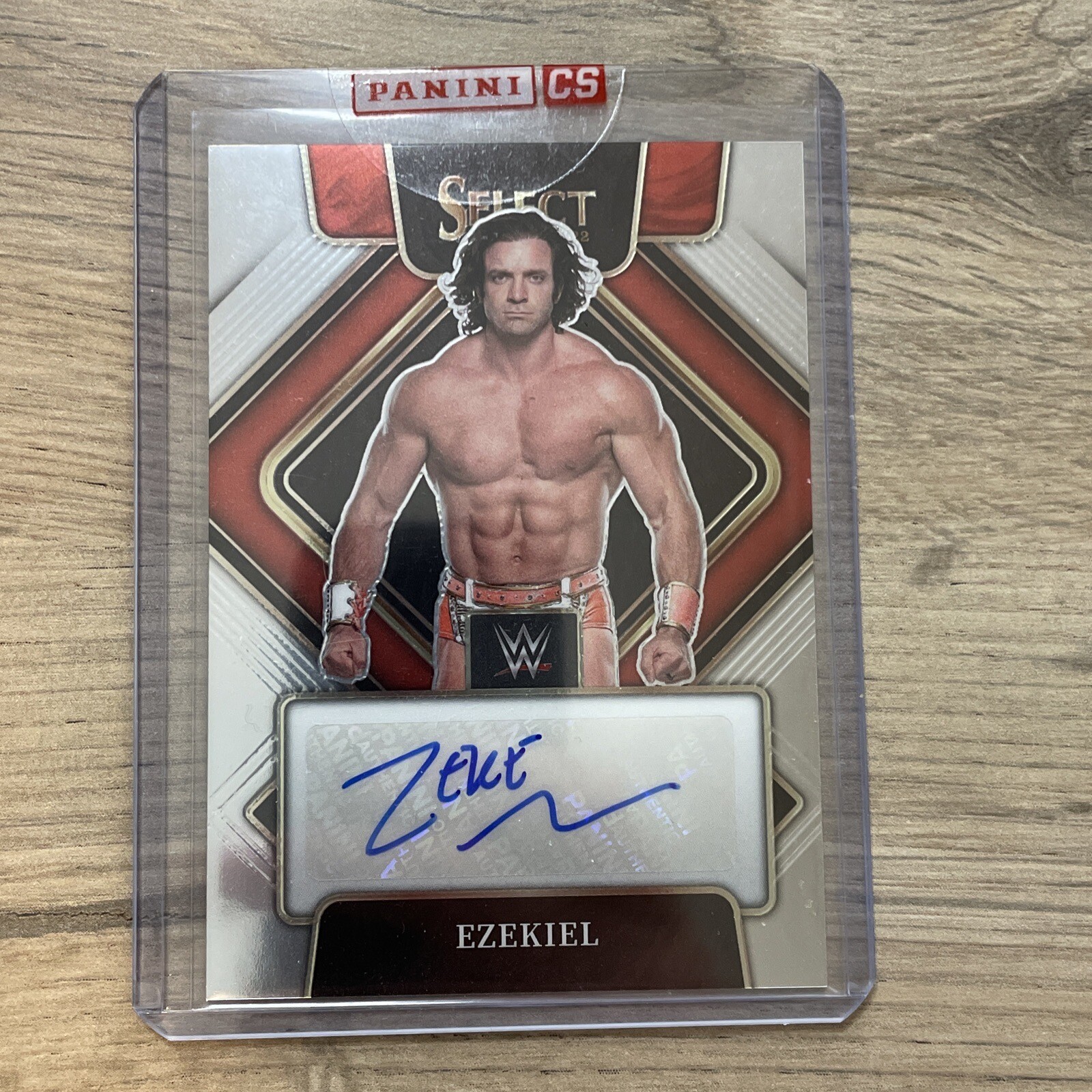 2022 Panini Select Signatures WWE Ezekiel Zeke Auto Sealed Redemption ...