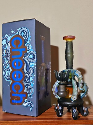 Cheech Glass 10" Octopus Glass Water Pipe Hookah Glass Pipe Bong Rig ...