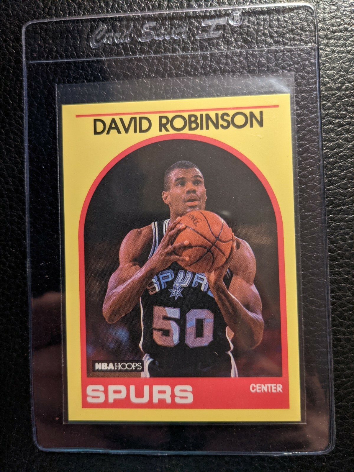 1989 HOOPS SUPER STARS YELLOW #88 DAVID ROBINSON ROOKIE CARD SAN ...