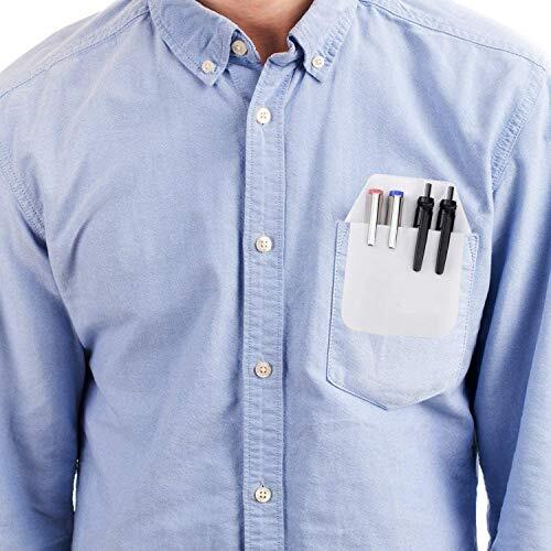 5 Pieces Heavy Duty PVC Shirts Lab Coats Pocket Protector for Pen Leaks ...