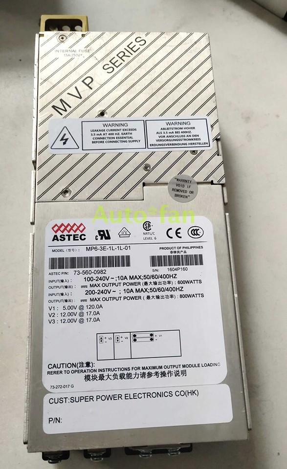 1PCS USED ASTEC MP6-3E-1L-1L-01 73-560-0982 Power supply module | eBay
