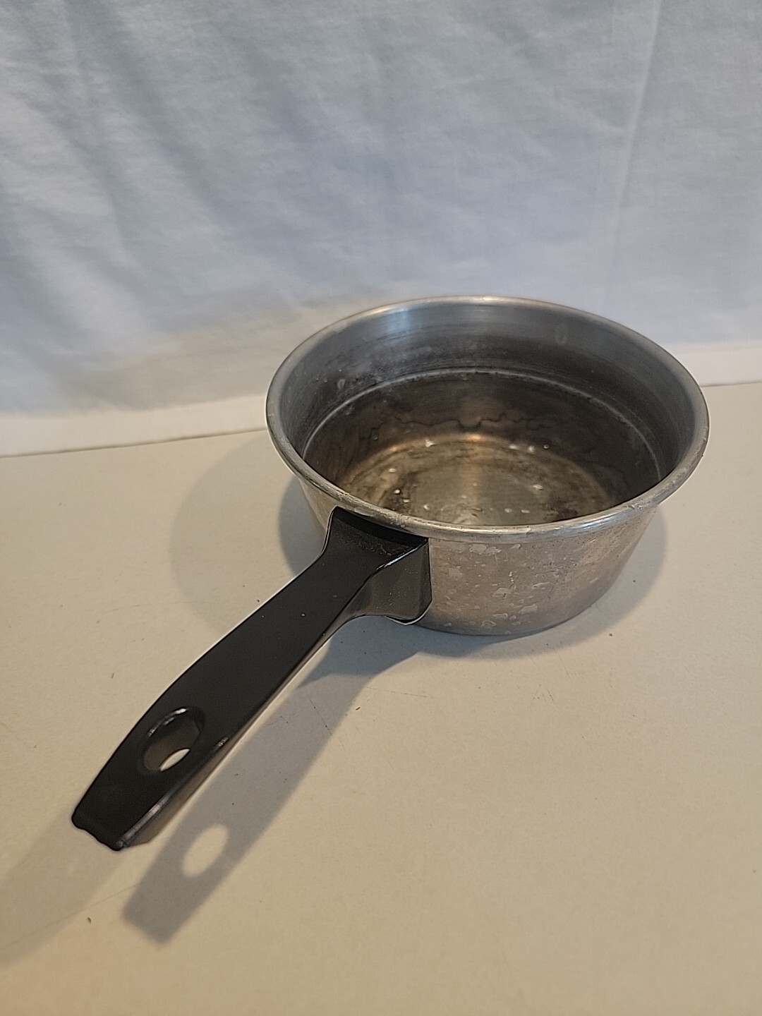 Vintage Mirro Aluminum Pot Black Handle 6 × 2.5 Inch Camping Boiling ...