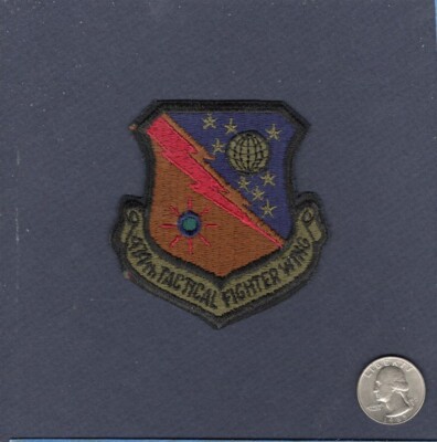 Original 474th TFW F-111 AARDVARK USAF Subdued Fighter Bomber Squadron ...