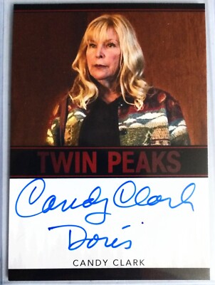 TWIN PEAKS 2019 ARCHIVES CANDY CLARK AUTOGRAPH "DORIS" | eBay
