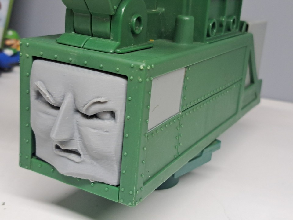 3D Printed Face for Thomas Trackmaster R/C Cranky Crane FACE ONLY | eBay