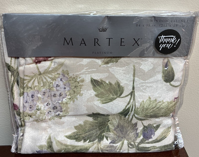 New Martex Platinum Vintage Valance Purple Once And Again 84 x 15 ...