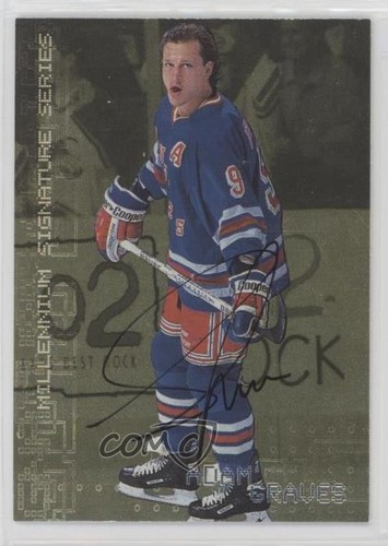 1999-00 ITG Be A Player Millennium Signature Series Gold Adam Graves ...