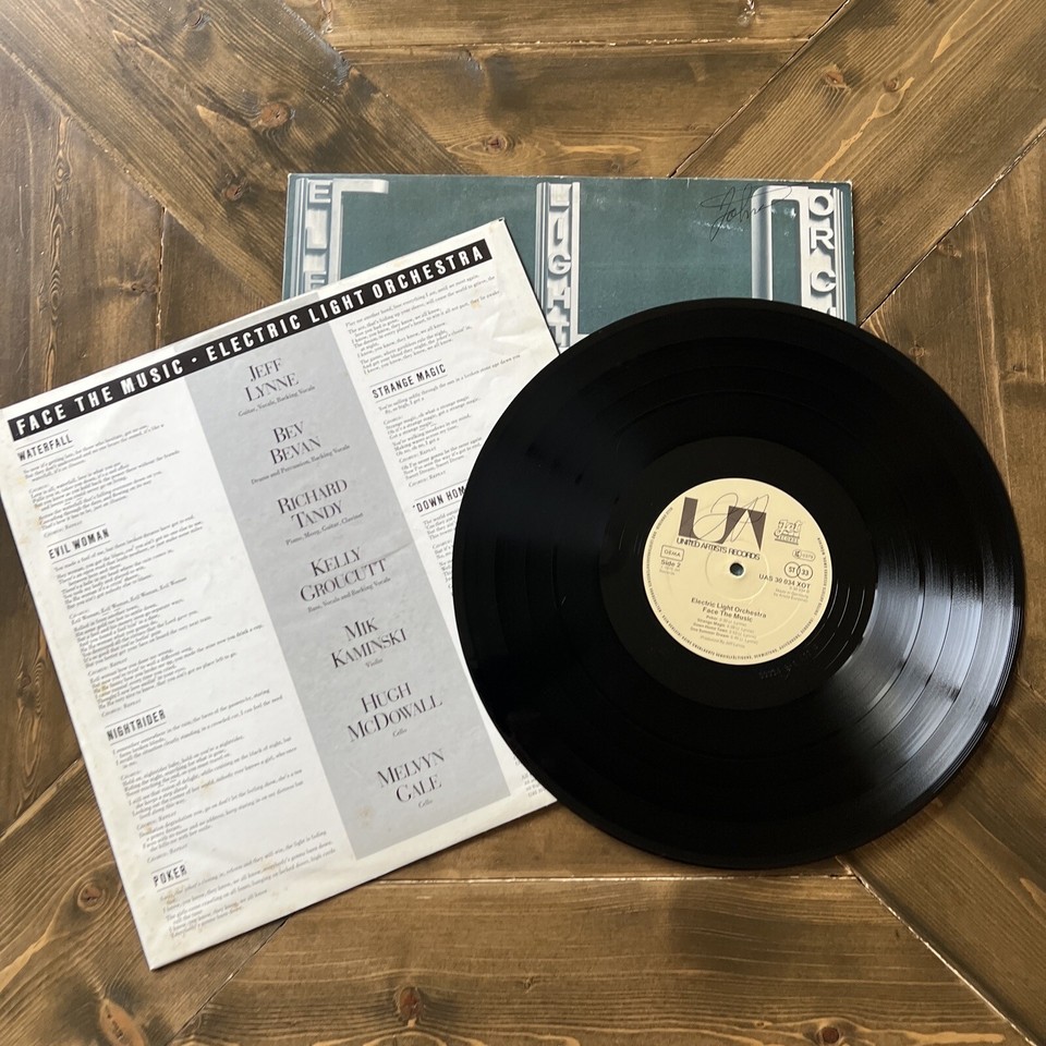 ELECTRIC LIGHT ORCHESTRA Face The Music Vinyl Stereo UAS 30034 XOT | eBay