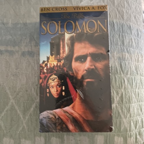 SEALED The Bible Solomon Ben Cross Vivica A. Fox VHS (2) Boxed Set | eBay