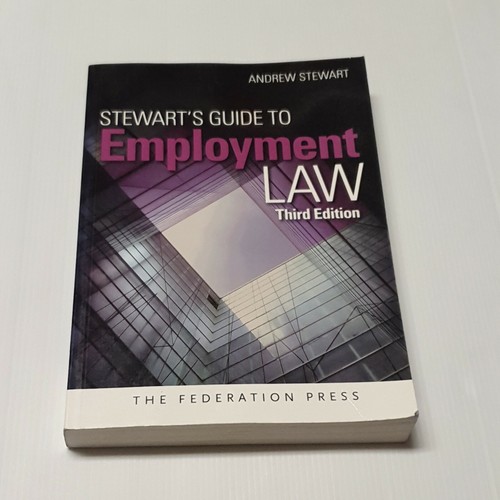 Stewart's Guide To Employment Law -Third Edition - Andrew Stewart | eBay