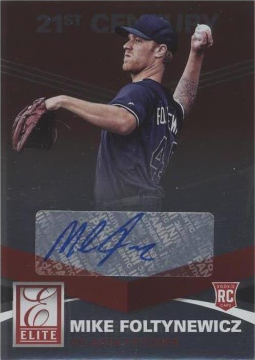 2015 Panini Elite - Signatures Mike Foltynewicz #31 21st Century (AU ...