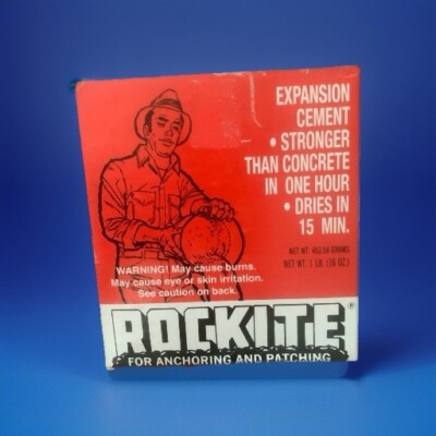 (LOT OF 3) ANCHORING & PATCHING CEMENT EXPANSION CEMENT ROCKITE | eBay