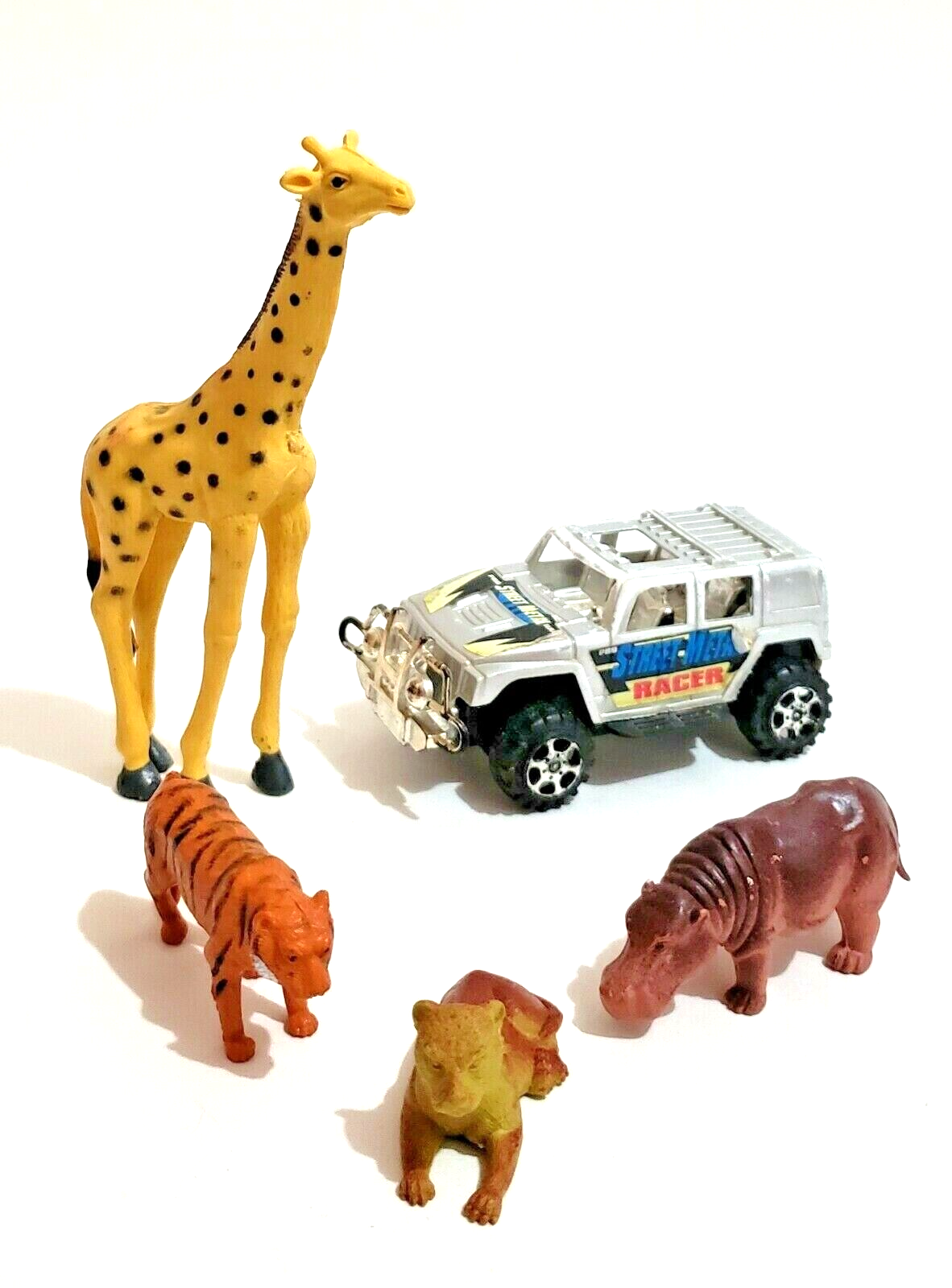 Jaru Brand Plastic Animal Action Figures/Toys 4 Animals & Jeep | eBay