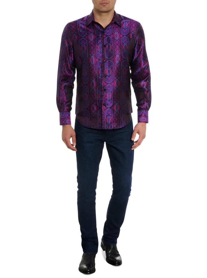 Robert Graham THE HIGH RENOWN Purple Masterpiece 3XL LIMITED EDITION ...