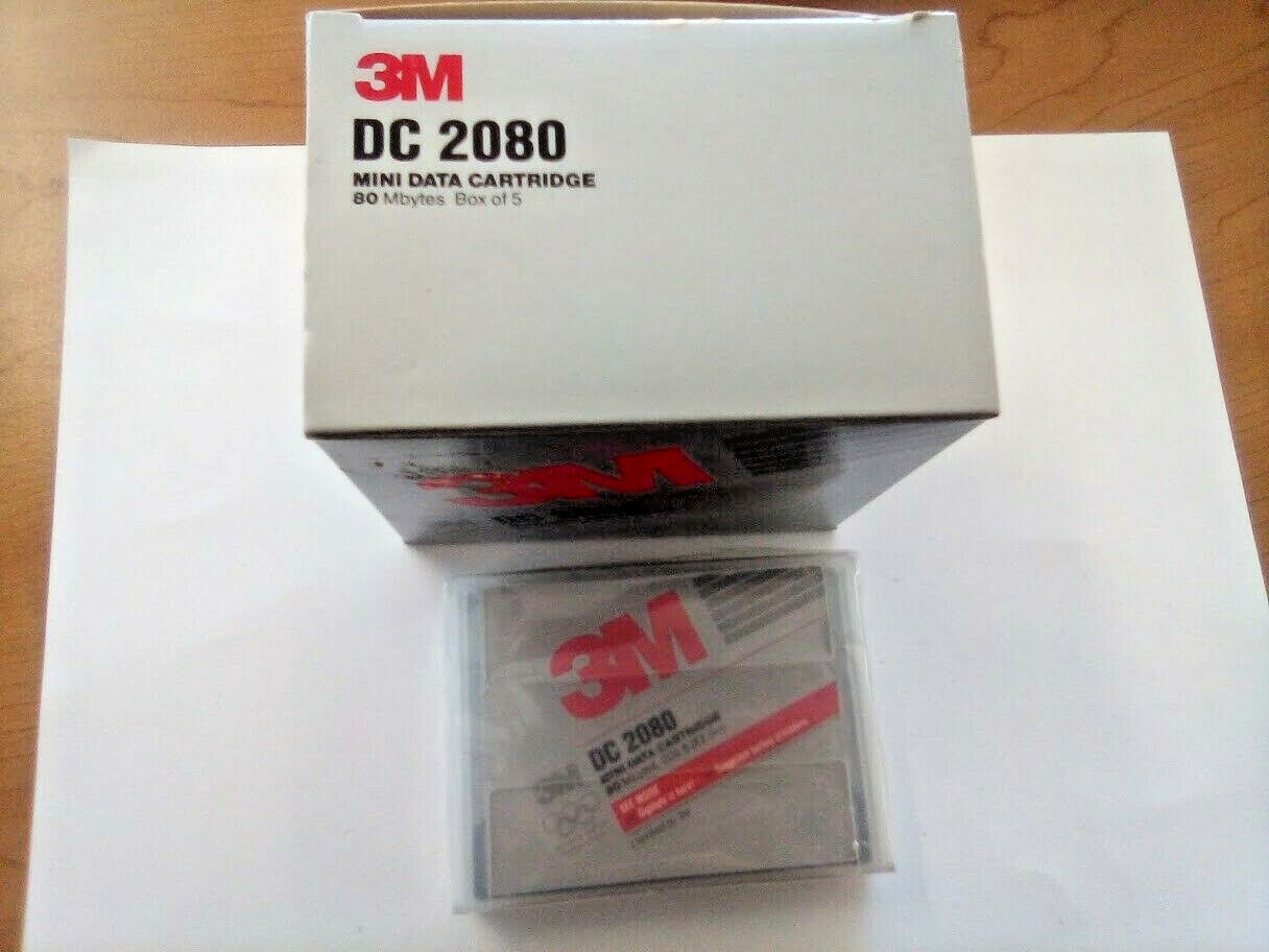 3M Mini Data Tape Cartridge Storage Media DC2080, 80 Mbytes, QIC-80 | eBay