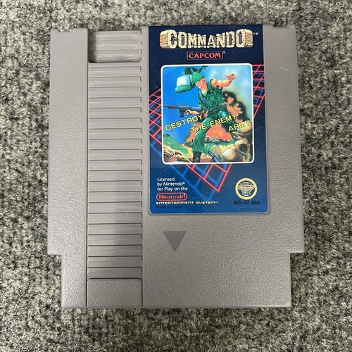Commando Nintendo NES 1986 Video Game Cartridge Working In EUC | eBay