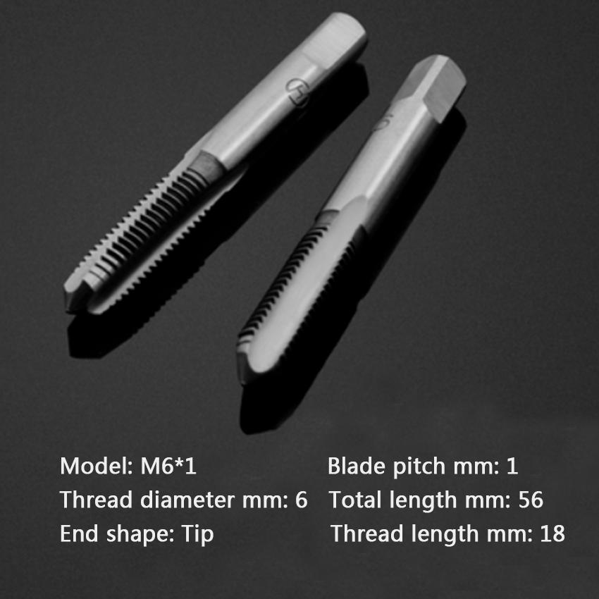 M2-M30 Metric Right Hand Tap Threading Tools 0.4 - 3mm Pitch Fluted ...