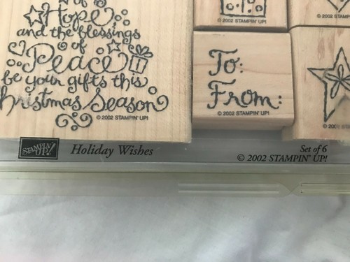 Stampin Up Wood Stamps Sets $8 each - You Choose your Set | eBay