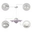 Spaceship LED Chandelier UFO Pendant Lamp Children Bedroom Ceiling ...