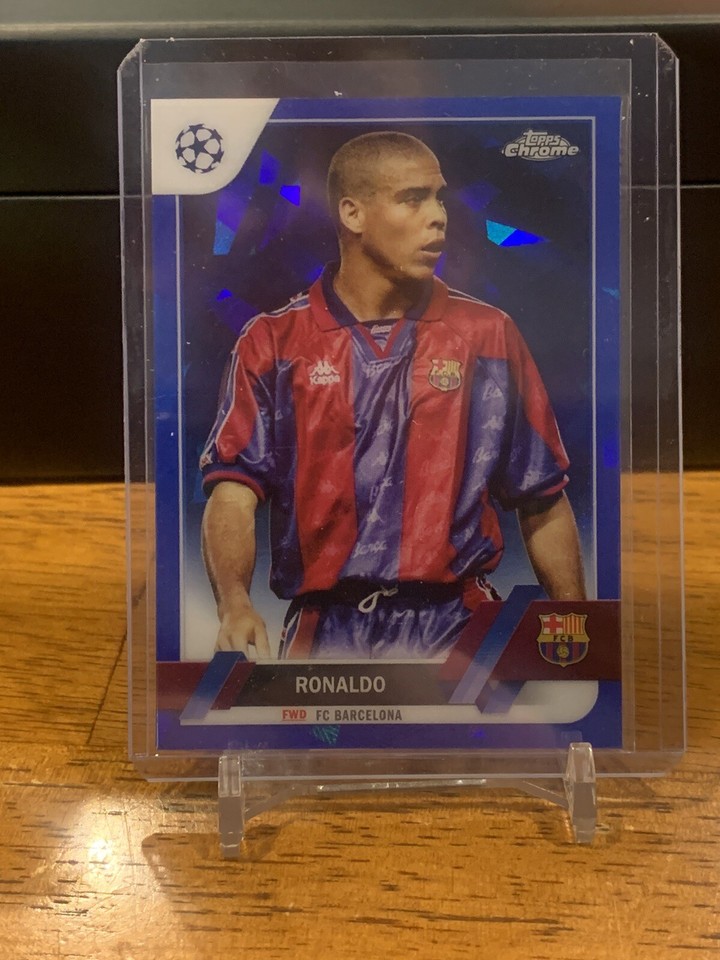 2022-23 Topps Chrome Sapphire UEFA #9 Ronaldo Image Variation FC ...