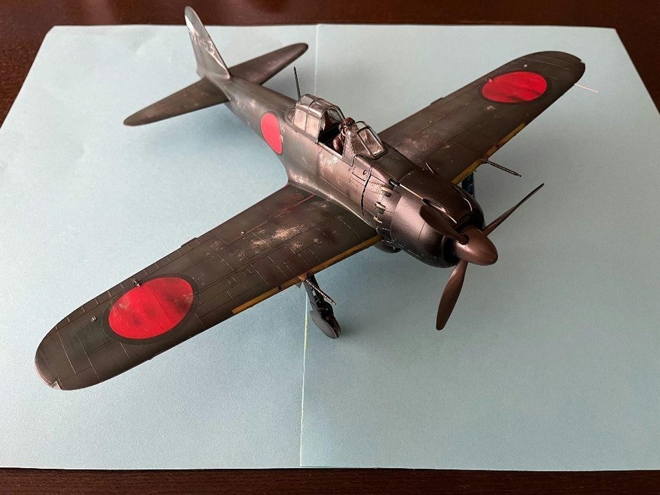 Built & Painted Hasegawa 1/32 Zero Fighter A6M5 Zeke Imperial Japan ...