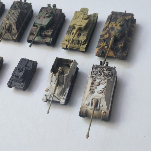 Takara World Tank Museum German WWII Tanks 1/144 Lot of 10 Panzer ...