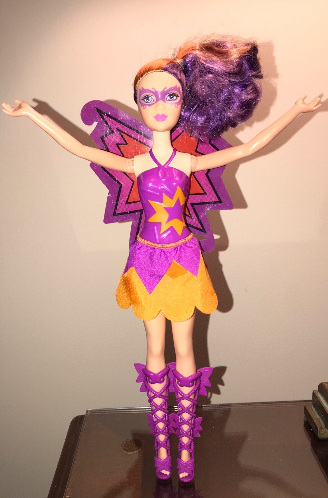 Barbie in Princess Power Butterfly Doll Purple Maddy & Book EUC | eBay