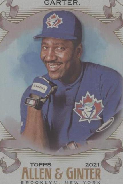2021 Topps Allen & Ginter's - Joe Carter #17 Silver Portrait for sale ...