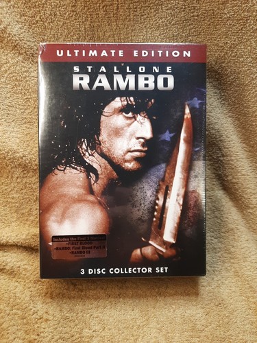 Rambo Trilogy Ultimate Edition DVD Movie 3-Disc Collector Set First ...