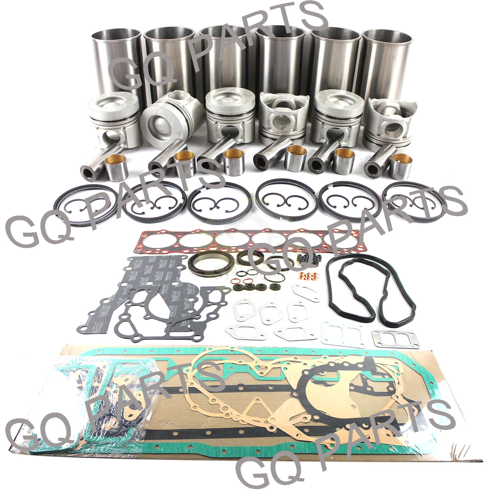 Fits Daewoo DB58 DB58T DB58TIS Engine Rebuild Kit Doosan S225LC S130LC ...