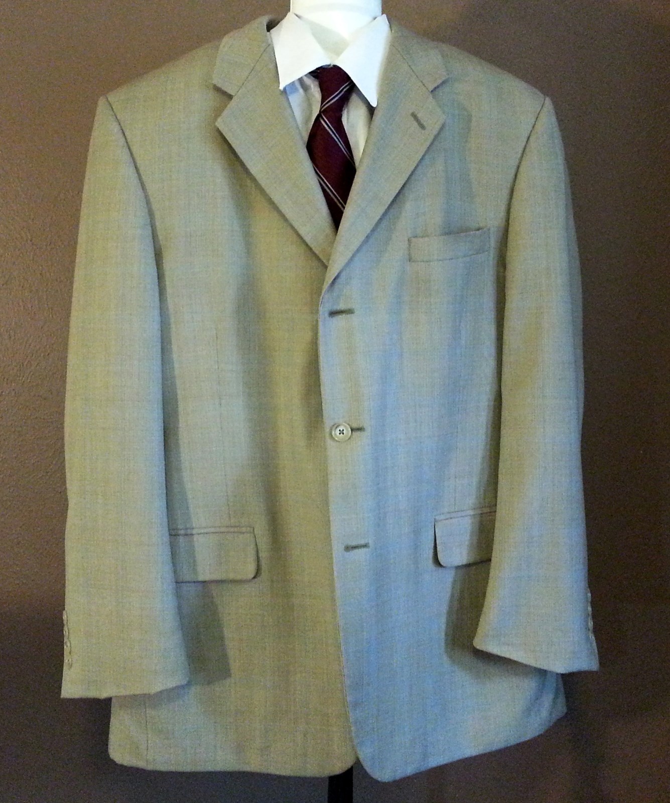 Mens Bernhard Altmann Blazer Sport Coat Size 44R Wool Three Button ...