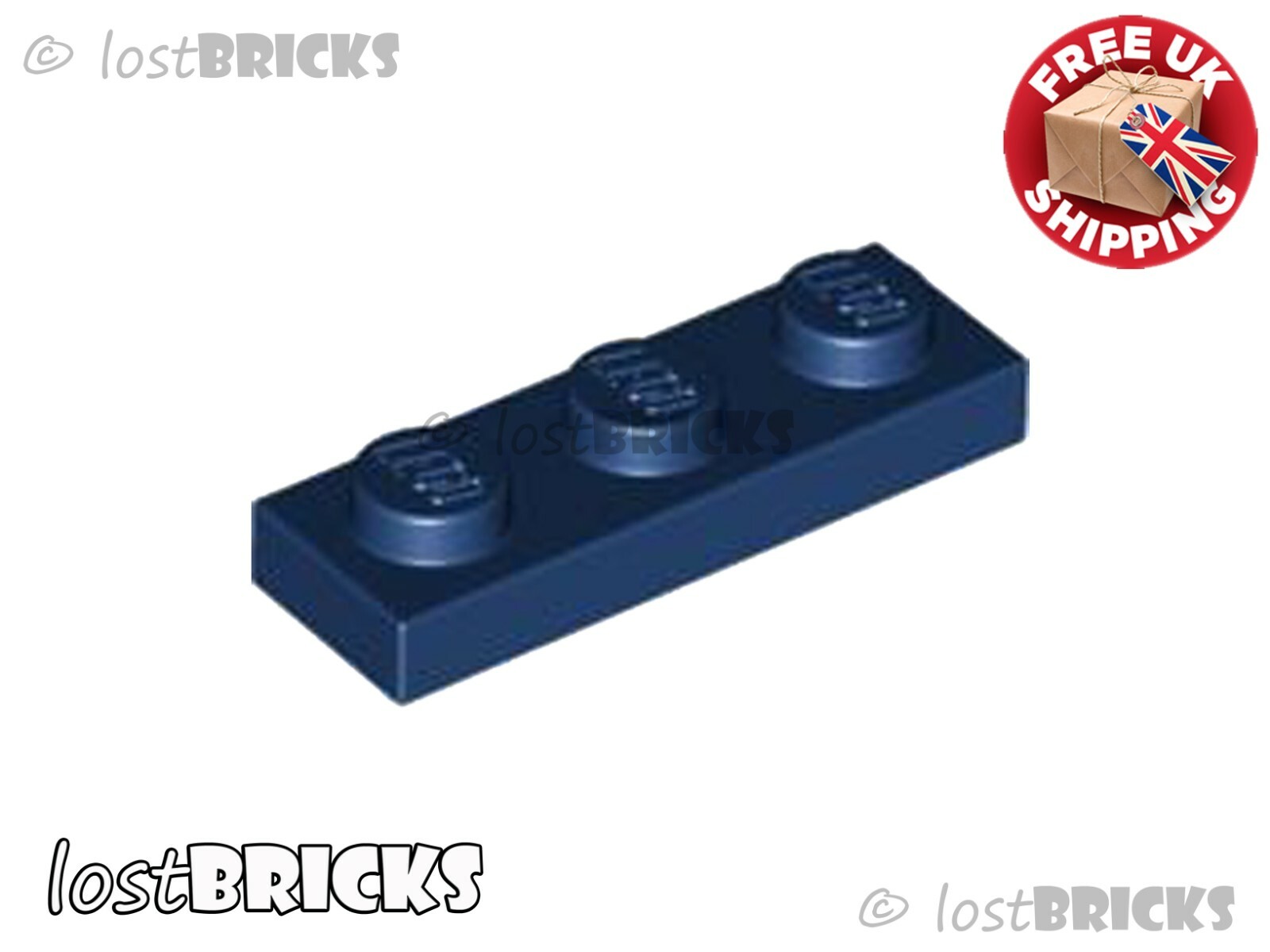 LEGO - Part 3623 - Pack of 10 x NEW LEGO Plates 1x3 +SELECT COLOUR ...