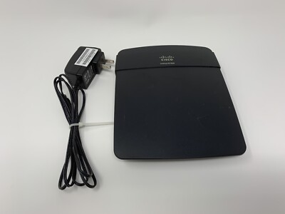 Cisco Linksys N300 Wireless Wi-Fi Router (E1500) with adapter | eBay