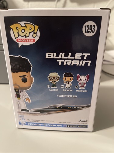 Funko Pop! Movies: Bullet Train - The Wolf/ El Lobo (Bad Bunny) #1293 ...