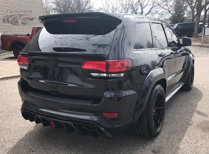 Rear Bumper Diffuser for Jeep Grand Cherokee WK2 SRT Trackhawk 2012 ...