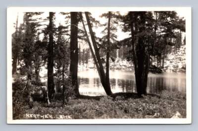 Heather Lake California RPPC Vintage Sequoia National Park Photo ~1930s ...