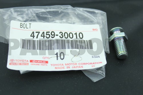 4745930010 Genuine Toyota BOLT, PARKING BRAKE SHOE GUIDE PLATE SET ...