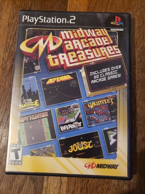 Midway Arcade Treasures PlayStation 2 Complete 20+ Classic Arcade Games ...