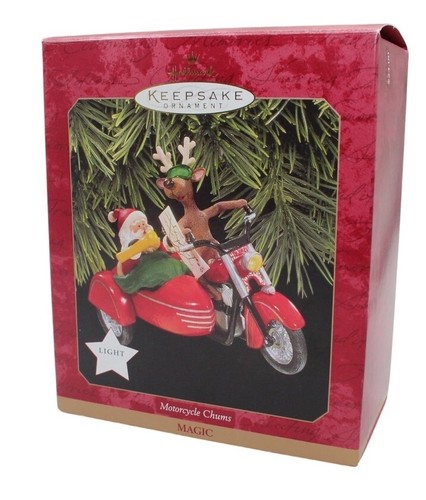 Hallmark Keepsake Ornament ~ Motorcycle Chums ~ 1997 ~ Magic Series ...