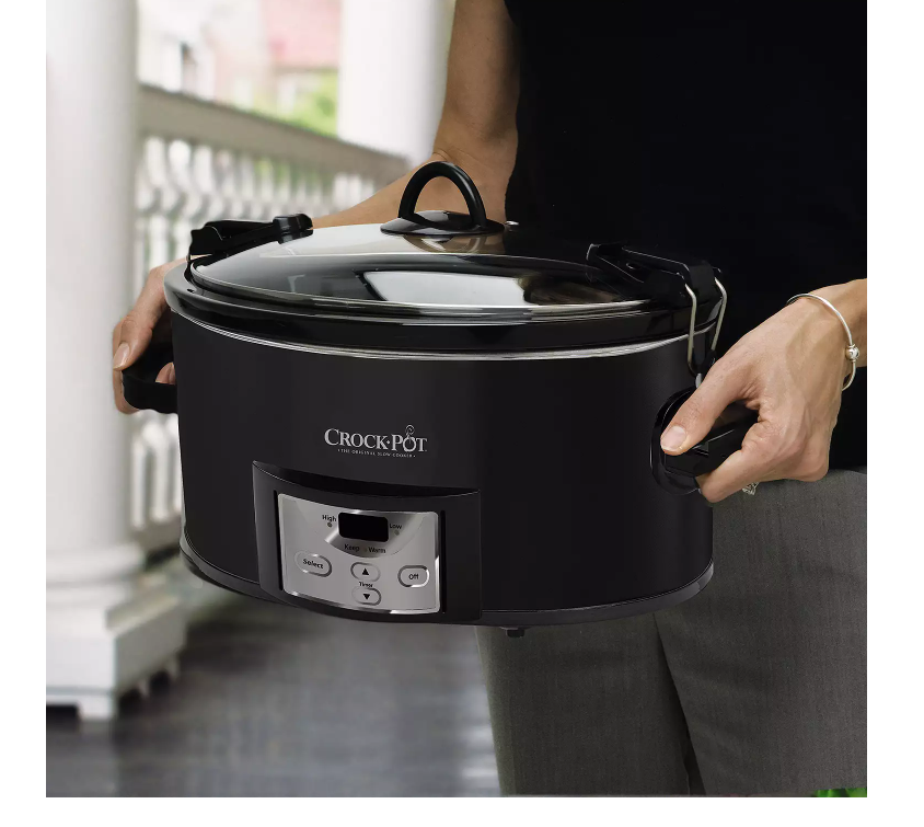 Crockpot 7-qt. Countdown Cook And Carry Slow Cooker 48894047855 | eBay