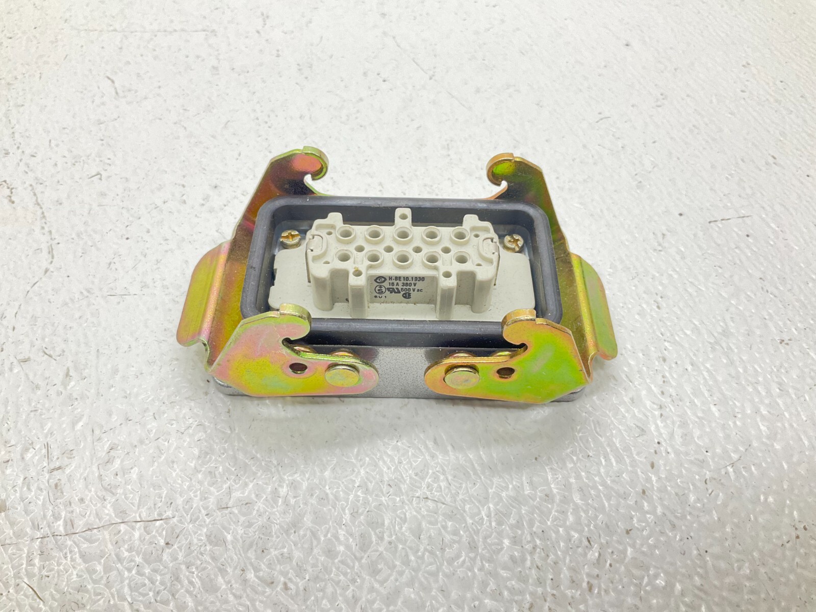 Harting H-BE 10.1930 10 Pin Female Connector Block 16 A 380 / 600 V H ...