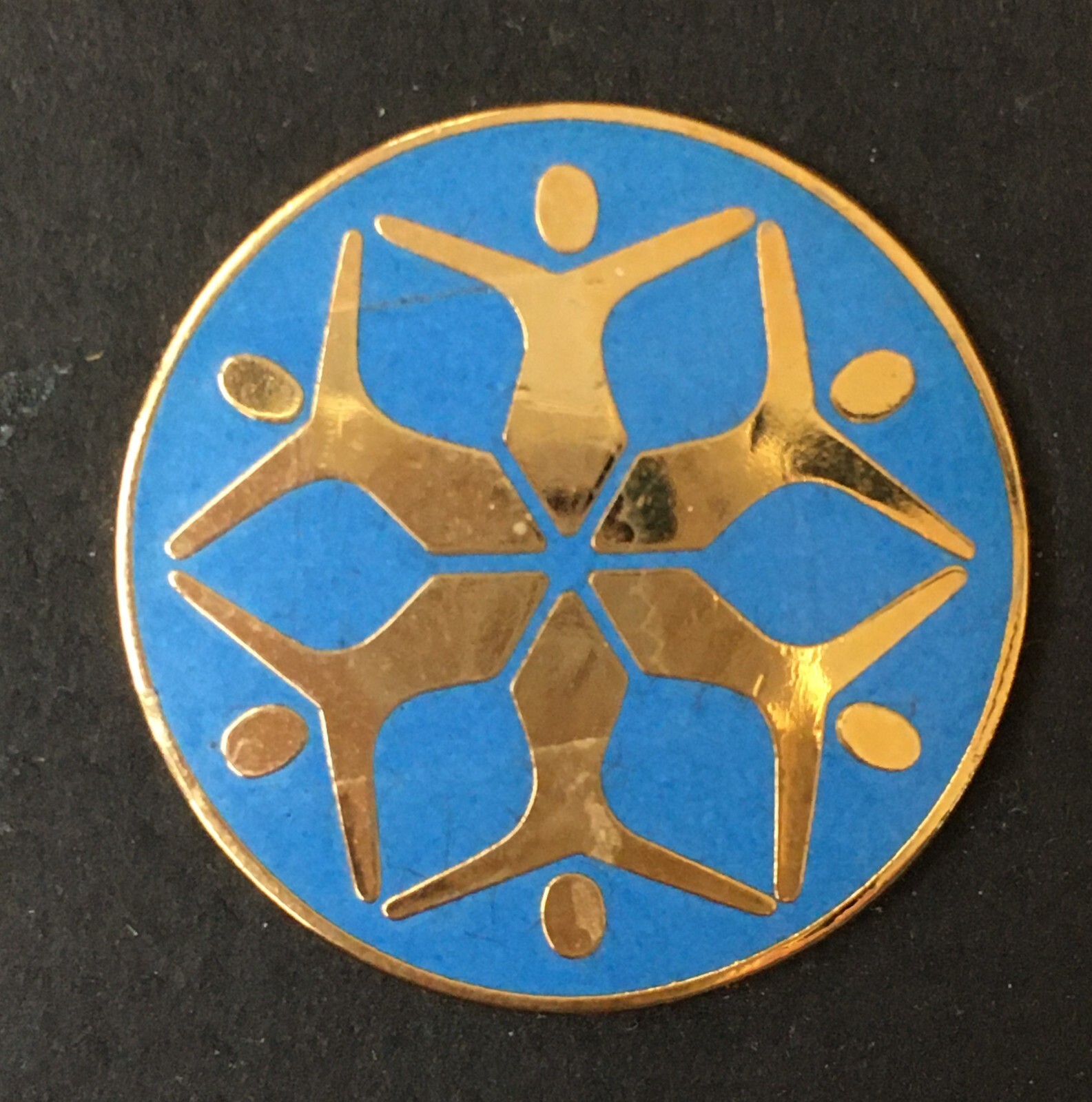 SALESMAN'S SAMPLE Card Disks Emblems Pin Advertising Promotional ...